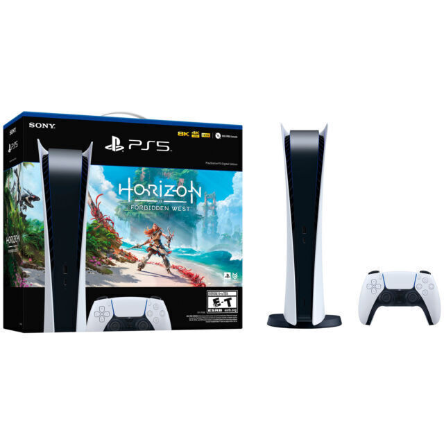 Sony PlayStation 5 PS5 Console Horizon Forbidden Digital Bundle SHIPS ...